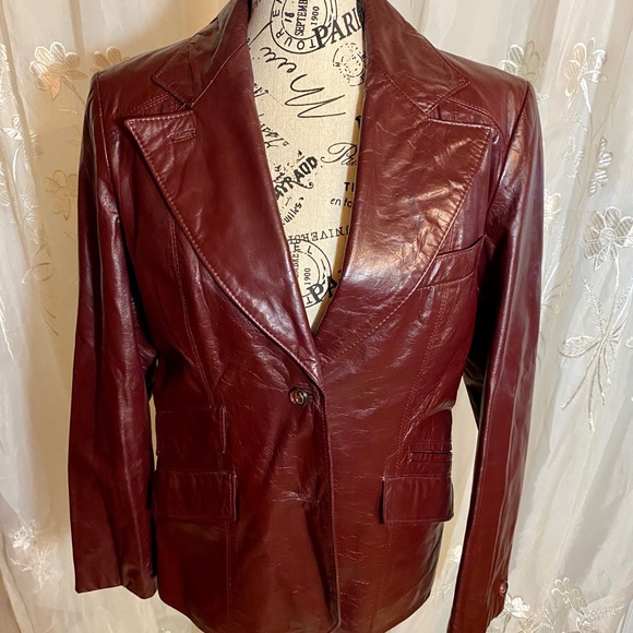 Etienne Aigner | Jackets & Coats | Vintage Etinne Aigner Fine Leather ...